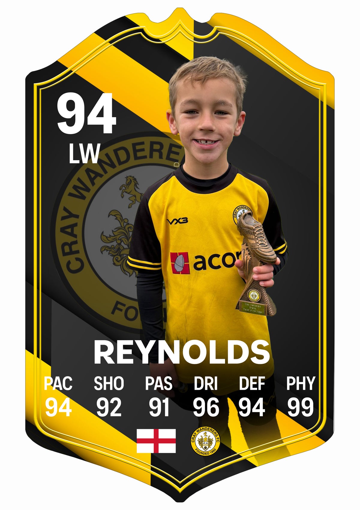 Ultimate Team Card - Metal