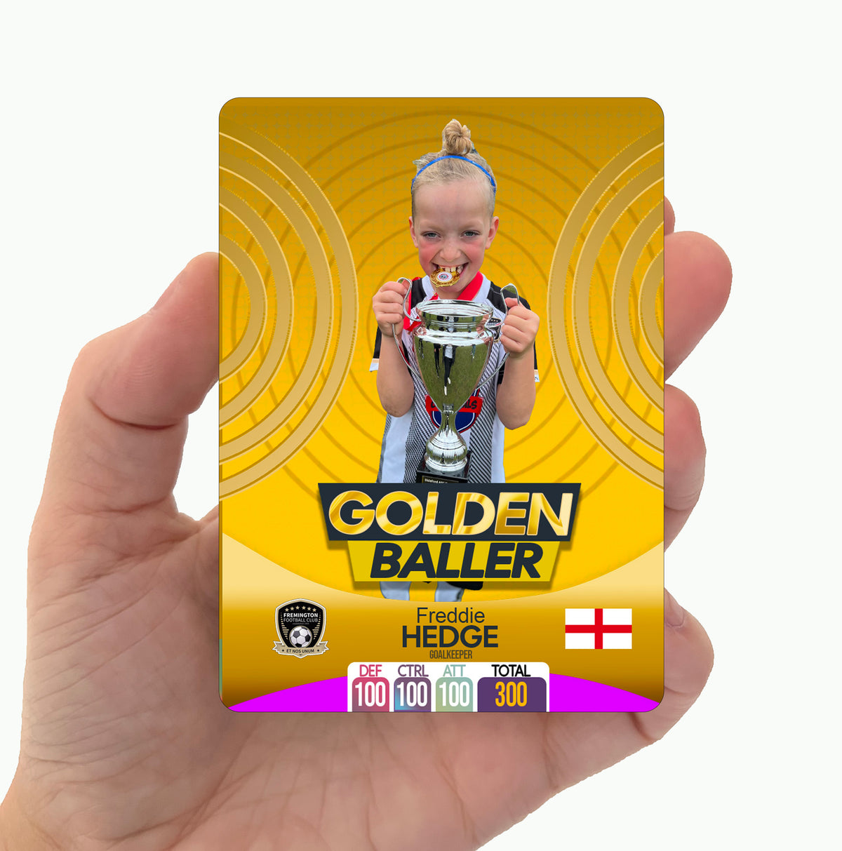 Custom Football Card